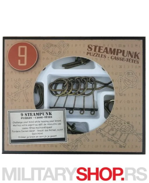 Steampunk set od 9 mozgalica