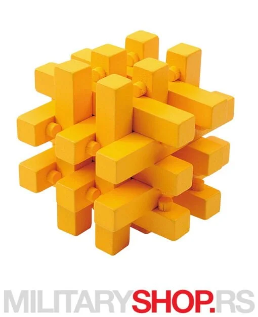 3D mozgalica Double frame žuta