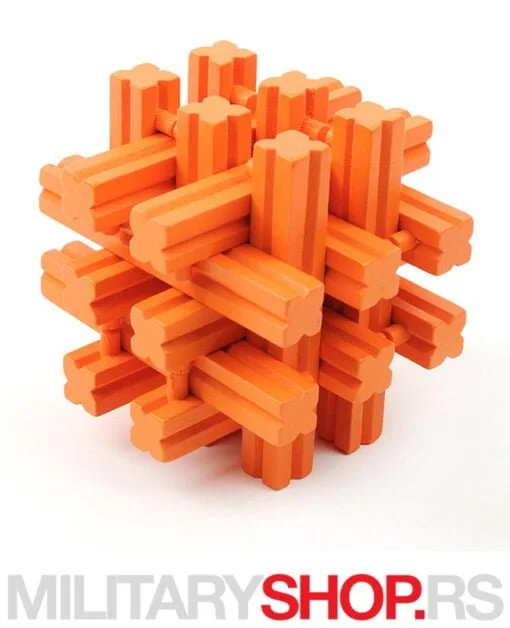 3D mozgalica narandžaste boje