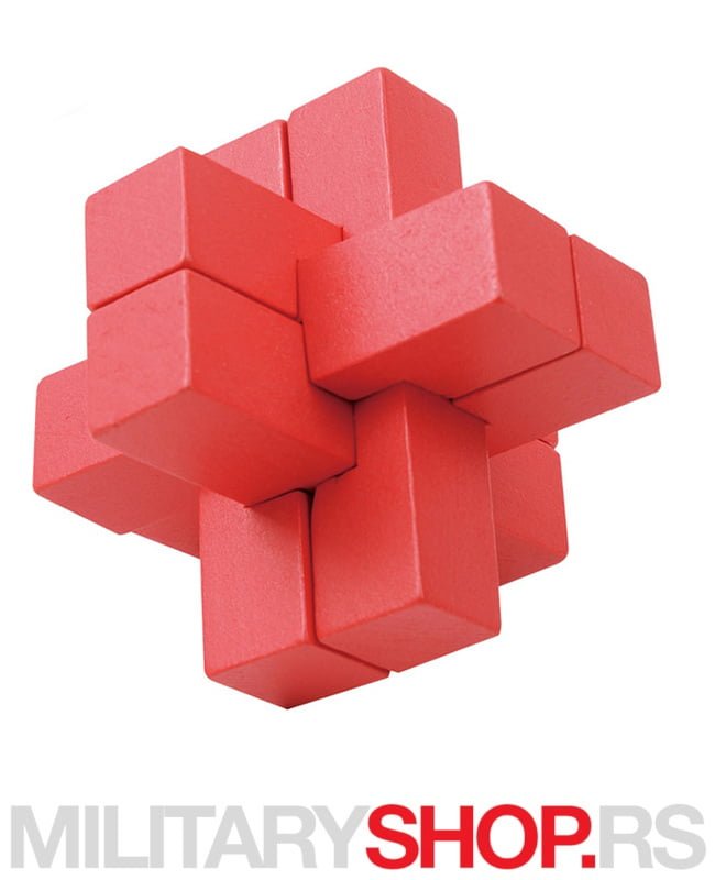 3D mozgalica crvene boje