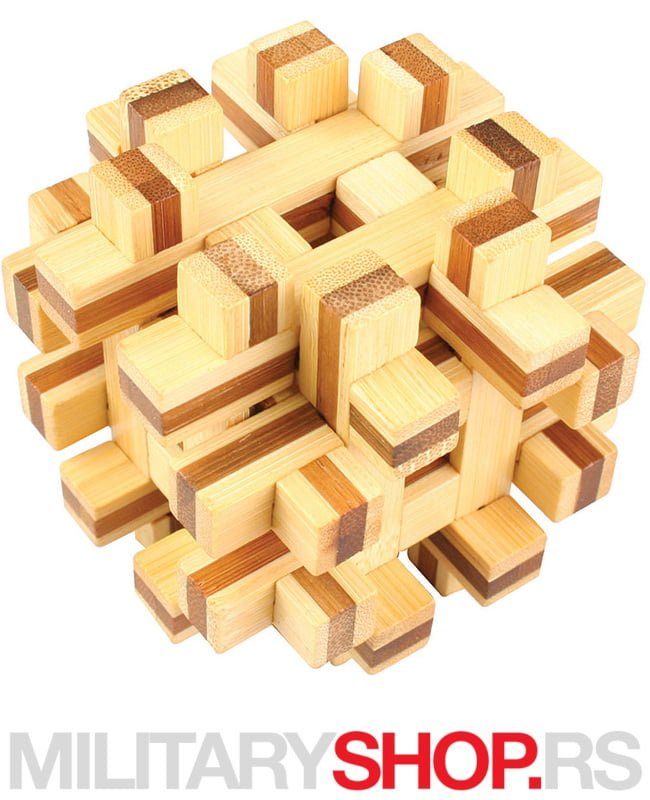 Drvena kocka za mozganje Double Frame