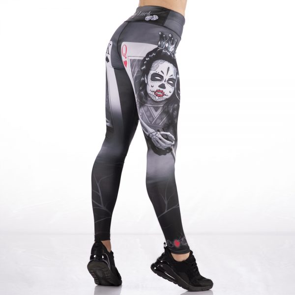 KING AND QUEEN CARDS LEGGINGS