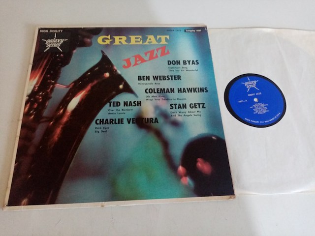 GREAT JAZZ 1958. US LP 5