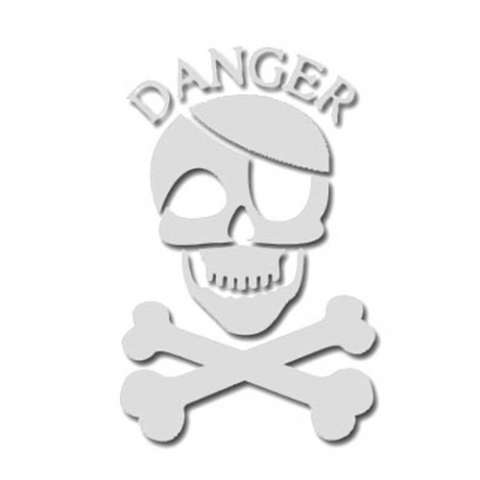Transfer Za Tekstil- Danger - White