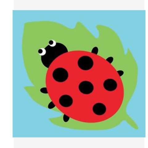 DMC GOBLEN-Ladybird 15x15cm