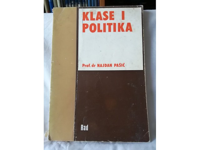 Najdan Pašić - KLASE I POLITIKA