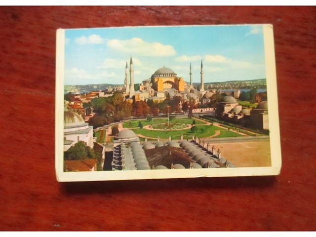 Istanbul Turska Set Razglednica Slika Na Rasklapanje