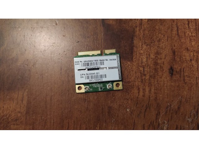 Wireless kartica QEM306WTE00 , skinuta sa Acer 7740G