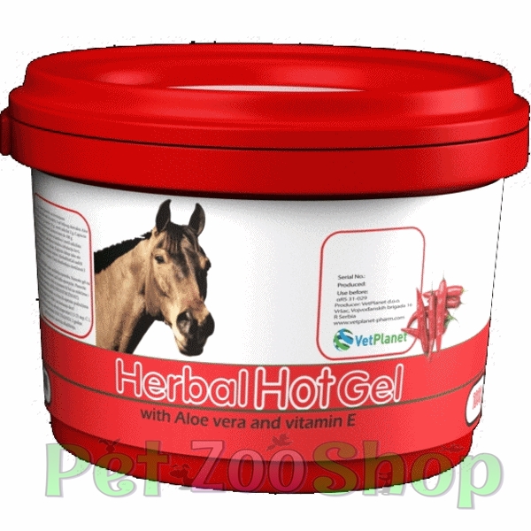 Herbal Hot Gel – Protiv upala – Za pse i konje