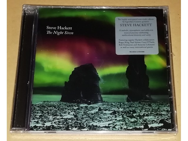 Steve Hackett ‎– The Night Siren (CD), USA PRESS