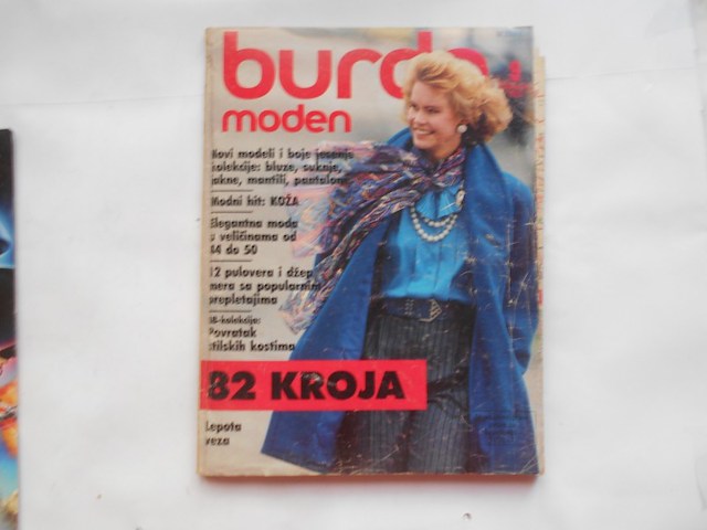 Burda  moden 9 /1985. , nemački + prevod,krojevi