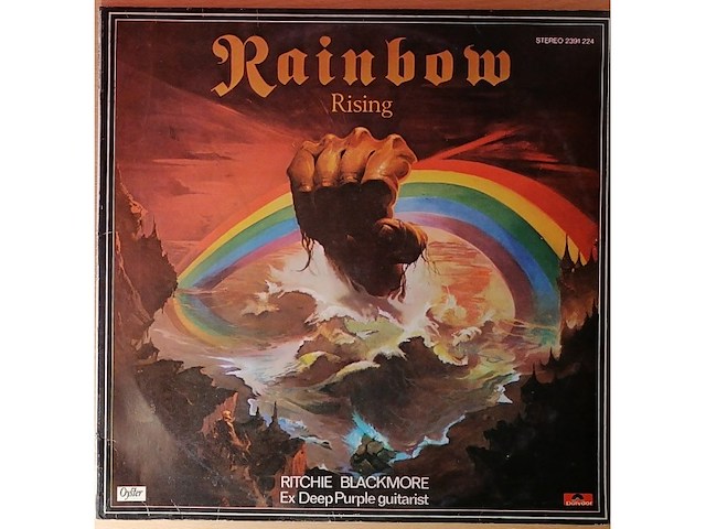 LP RAINBOW - Rising (1976), 1. pressing