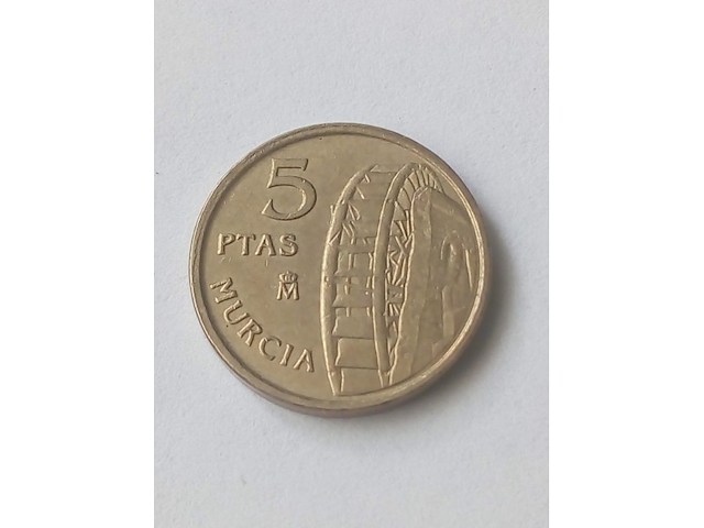 5 Ptas 1999.g - Španija - Murcia -