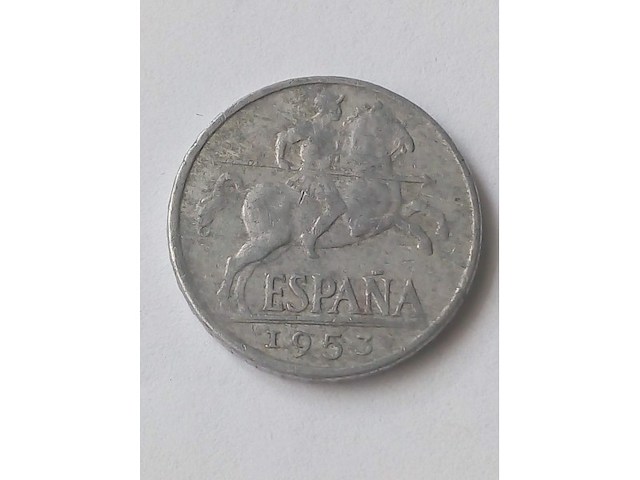 Diez Cents 1953.g - Španija - Konjanik -