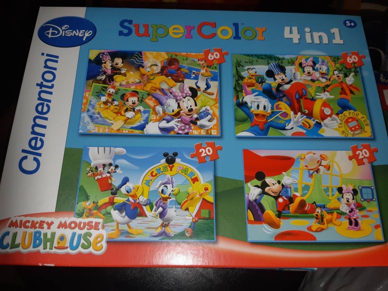 CLEMENTONI SUPER COLOR 4IN1 DISNEY