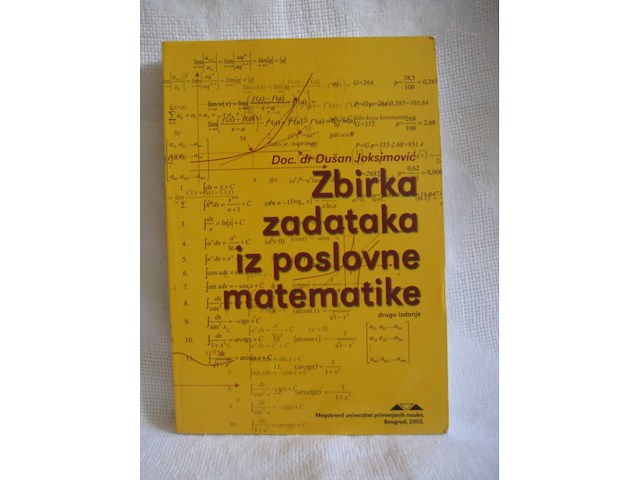 Zbirka zadataka iz poslovne matematike