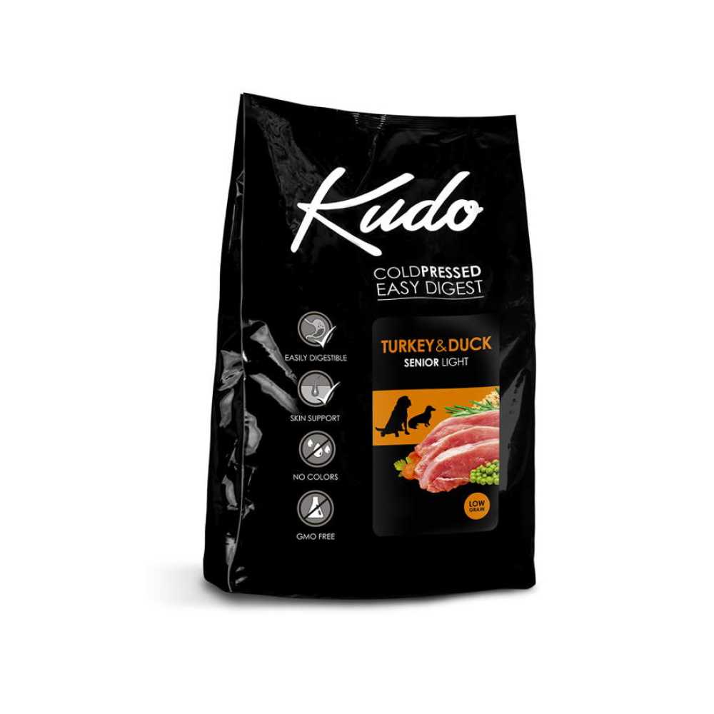 Kudo hrana za pse - Turkey and Duck Senior Light - Low Grain 3kg