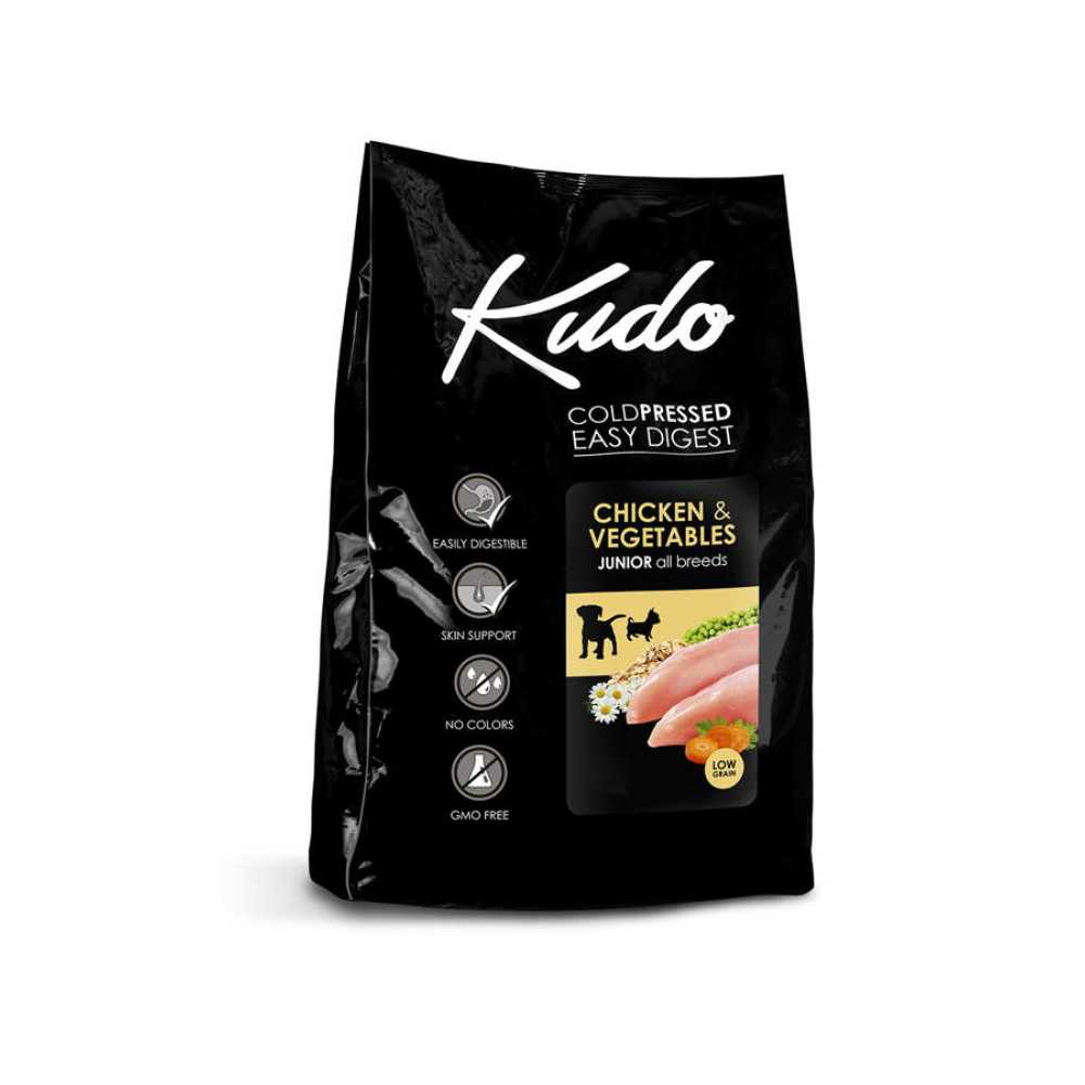 Kudo hrana za štence - Chicken and Vegetables JUNIOR - Low Grain 3kg