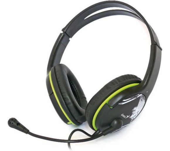 Genius - Genius slušalice sa mikrofonom HS-400A GREEN