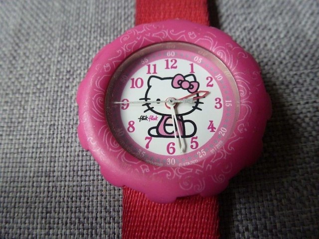 SWATCH Flik Flak - dečiji sat za devojčice Hello Kitty