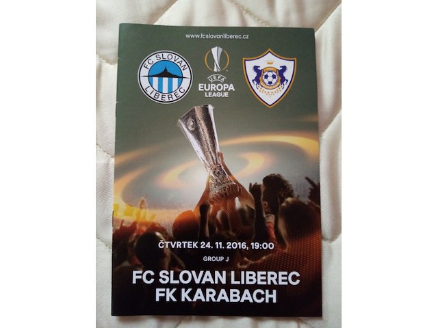 Program Slovan Liberec-Karabah 24.11.2016