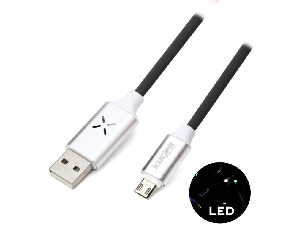Data kabl KUCIPA K257 micro USB 1m crni
