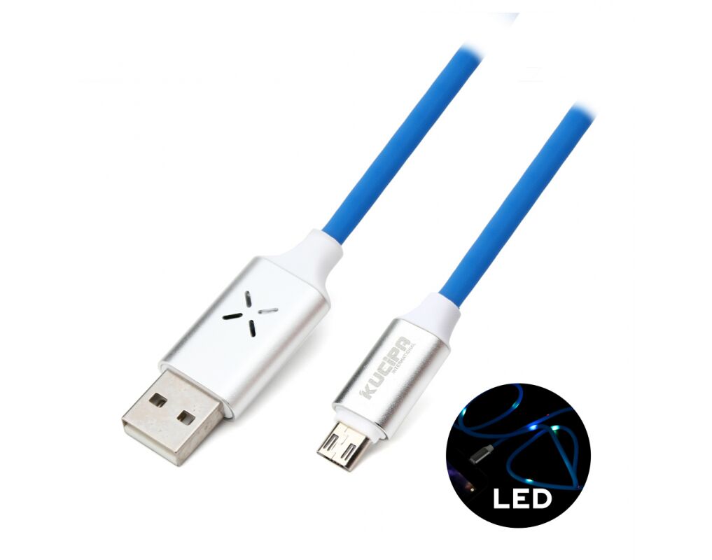 Data kabl KUCIPA K257 micro USB 1m plavi