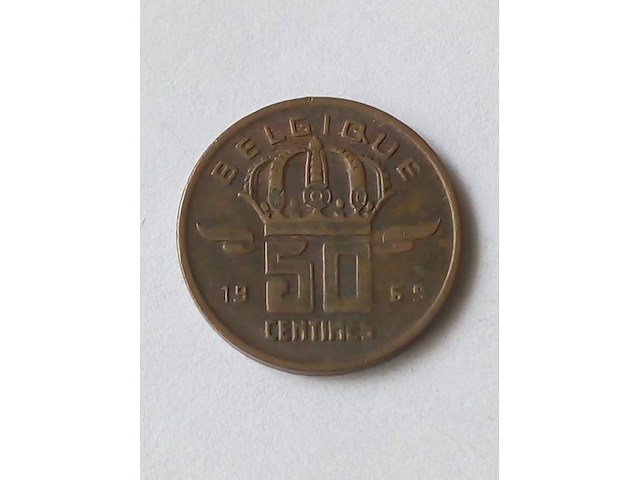 50 Centimes 1969.g - Belgija -