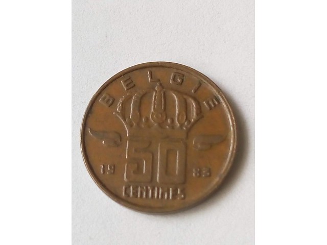 50 Centimes 1983.g - Belgija -