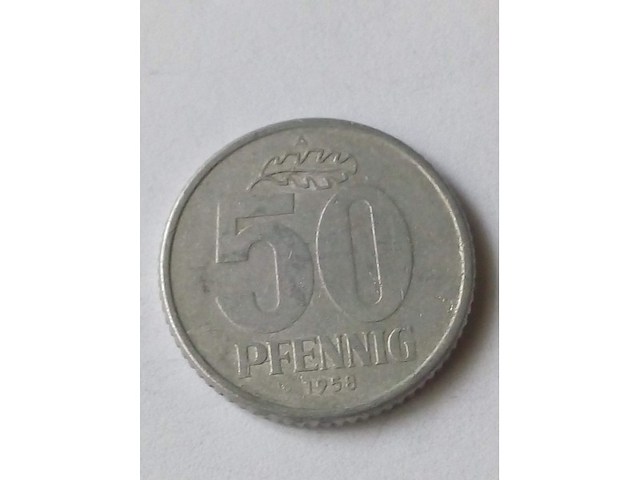 50 Pfennig 1958.g - Nemačka DDR -