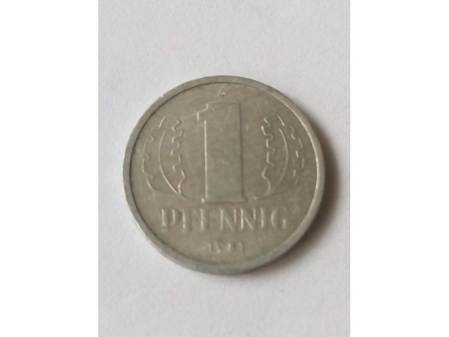 1 Pfennig 1981.g - Nemačka DDR -