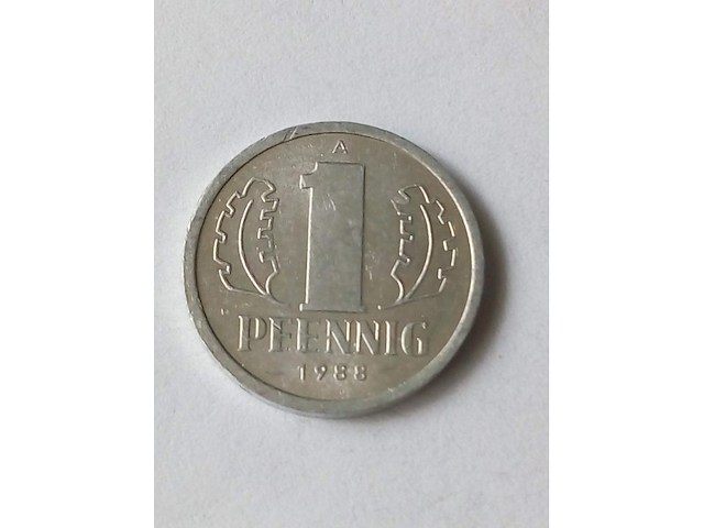 1 Pfennig 1988.g - Nemačka DDR -