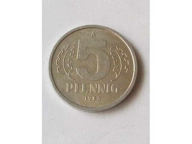 5 Pfennig 1983.g - Nemačka DDR -