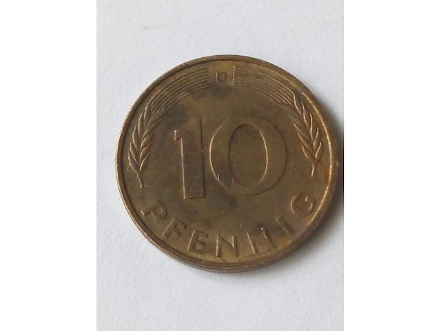 10 Pfennig D 1985.g - Nemačka -