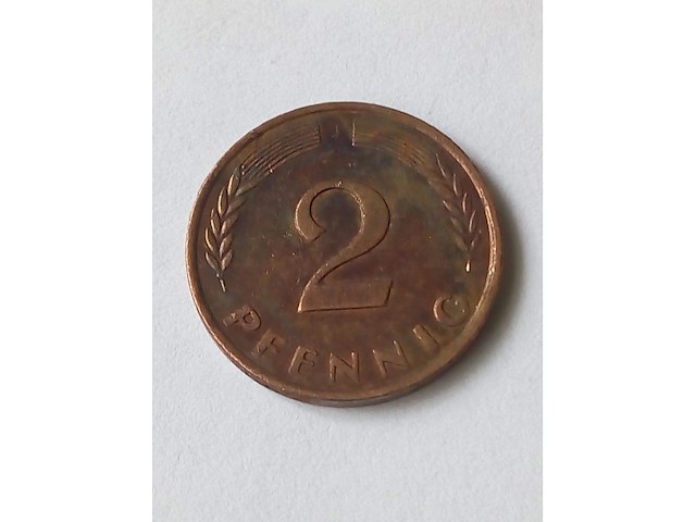 2 Pfennig J 1971.g - Nemačka -