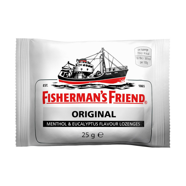 Fishermans extra jake mentol pastile GF 25g