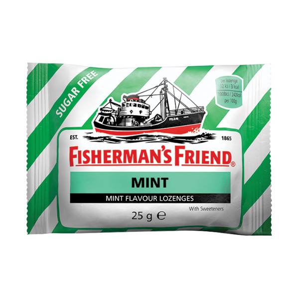 Fishermans pepermint pastile GF 25g