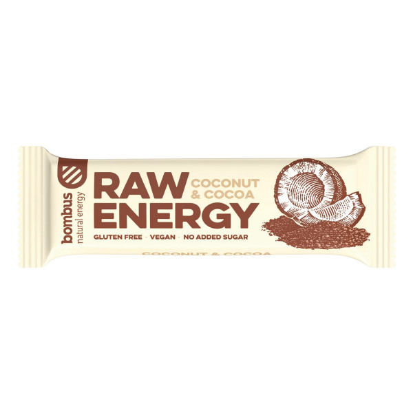 Bombus raw energy bar kokos&kakao 50g