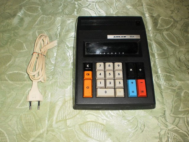 Adler 804 - stari kalkulator - Made in Japan