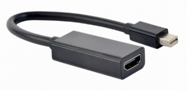 A-mDPM-HDMIF4K-01 Gembird 4K Mini DisplayPort to HDMI adapter cable, black