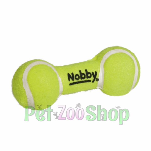 Igračka za pse, tenis teg loptice, Tennis Dumbbell, Nobby