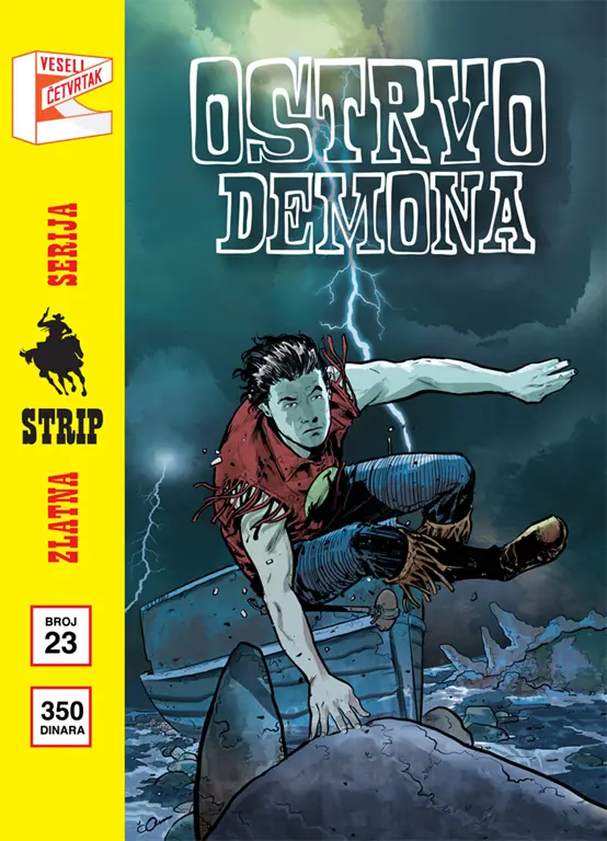 Veseli Četvrtak Zlatna serija 23 - Zagor, Ostrvo demona / Leteći manijak (korica B)