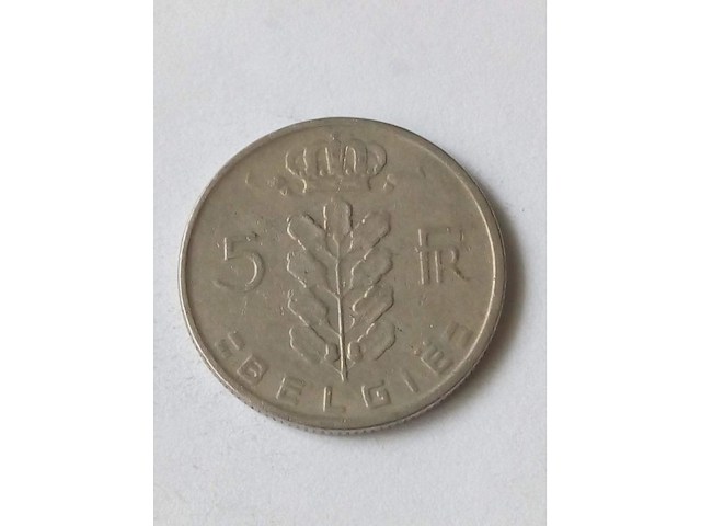 5 Franc 1967.g - Belgija -