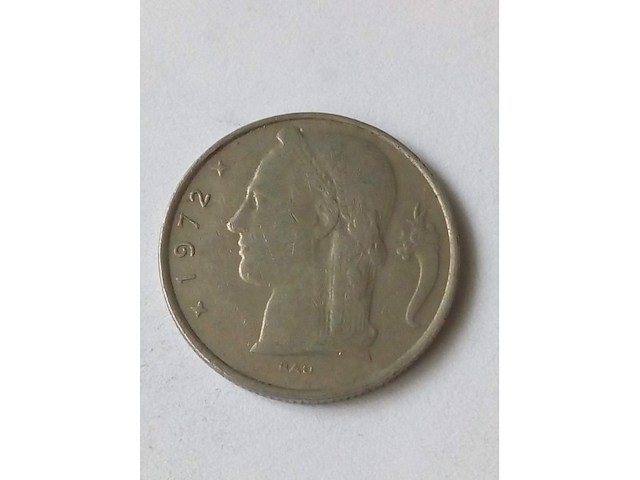 5 Franc 1972.g - Belgija -