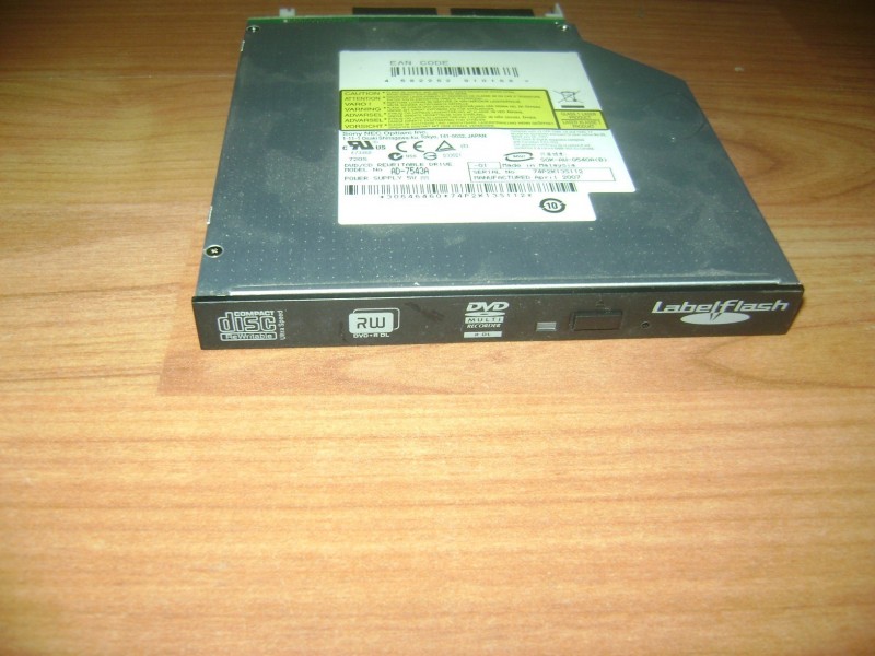 dvd rw/dvd-rw rezac crni ata sony za laptop