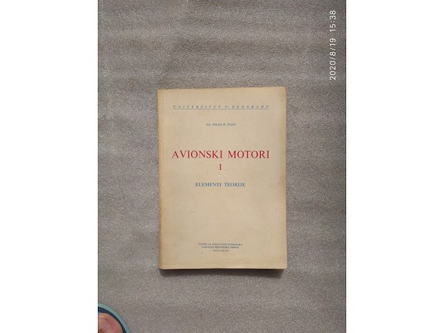 Avionski motori I-Milos Z.Vujic