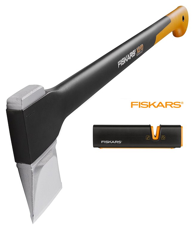 FIskars Sekira za cepanje X 21 - L Fiskars + oštrač