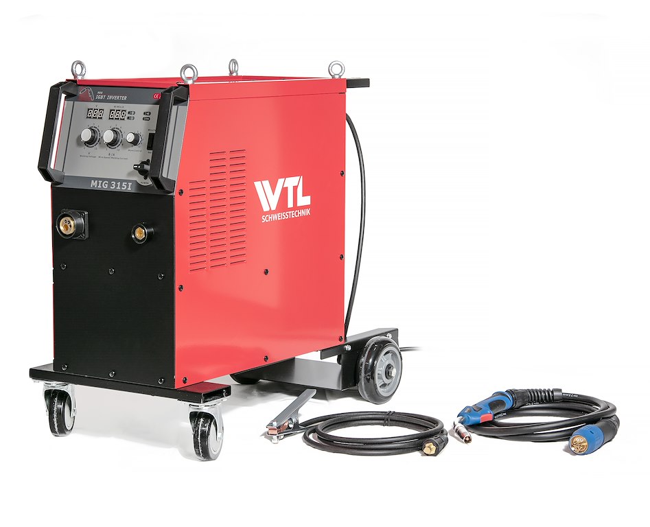 WTL aparat za varenje MIG 315i, 315A, 400V sa kolicom - CO2 MIG MAG
