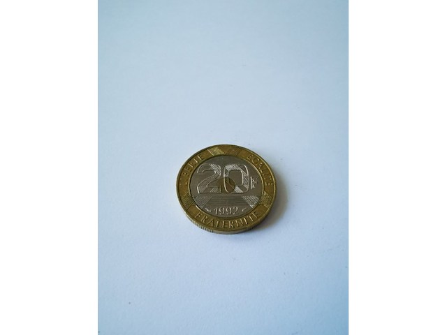 Francuska 20 franaka 1992 Month St.Michel