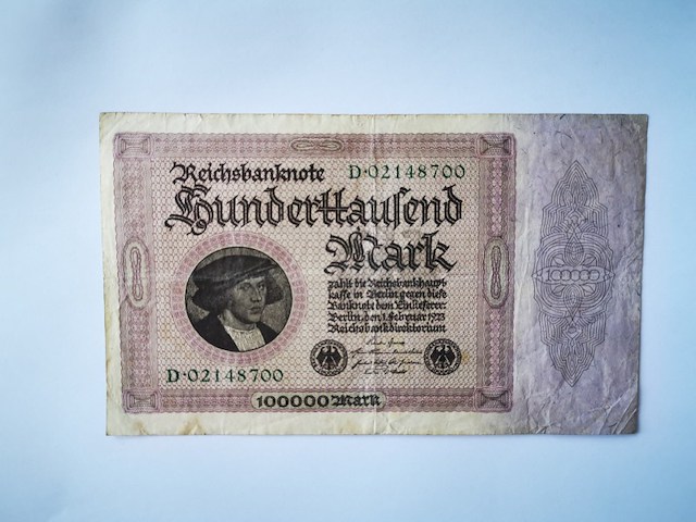 Nemacka 100000 maraka 1923
